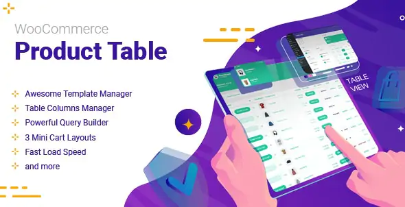 WooCommerce Product Table - Tabela de Produtos